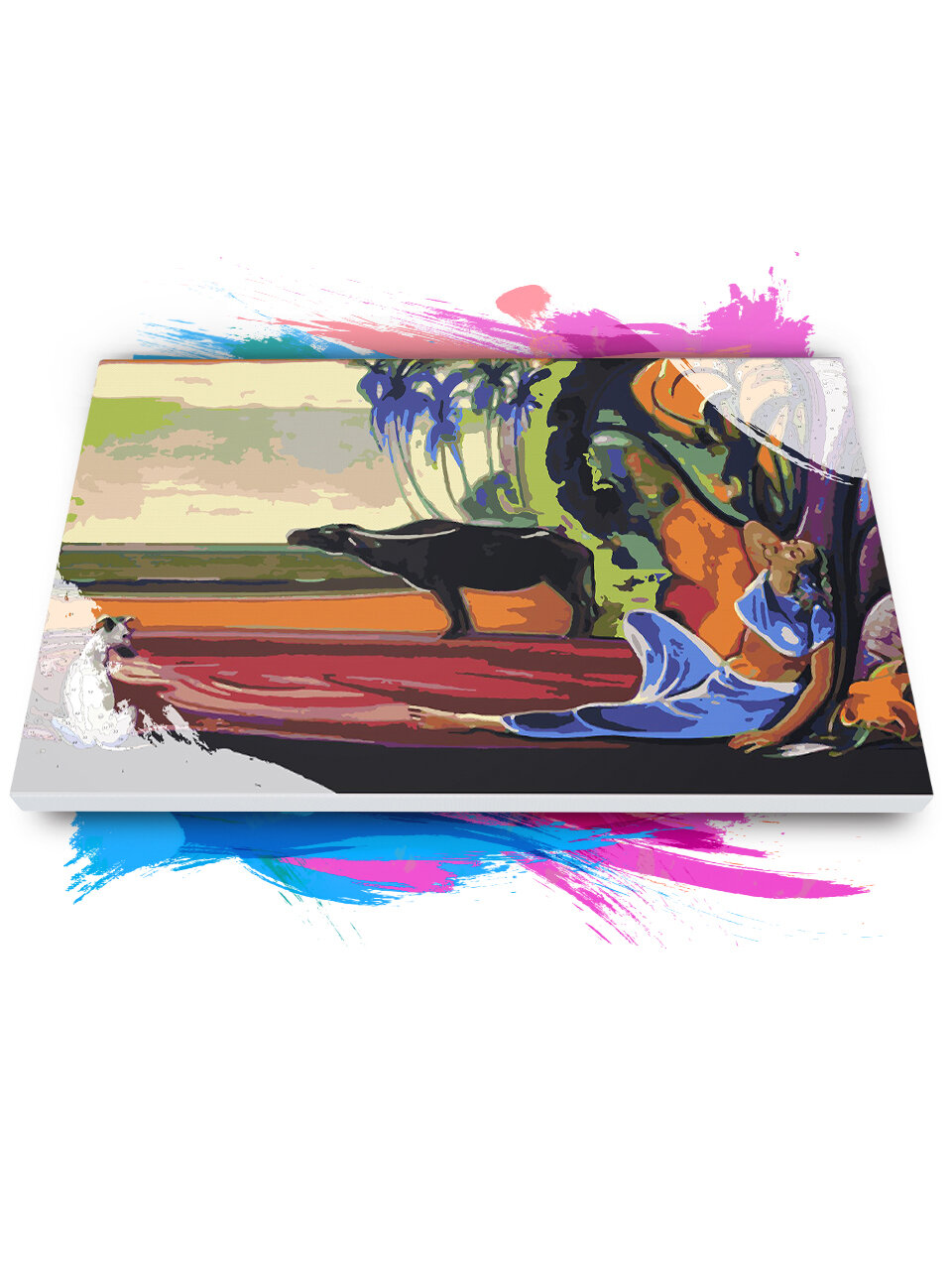 Картина по номерам на холсте Николай Рерих - Тишина, 40 х 60 см