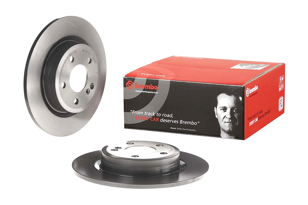 BREMBO 08. B348.41 (08B34841 / 0986479A04 / 15020V) диск тормозной задн, mercedes-benz: a-class a 220 cdi / a 250 (Комплект 2 штуки)