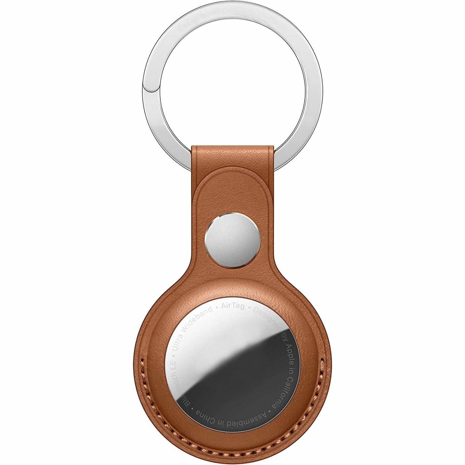 Чехол для Bluetooth-метки кожаный Apple AirTag Leather Key Ring Saddle Brown MX4M2FE/A