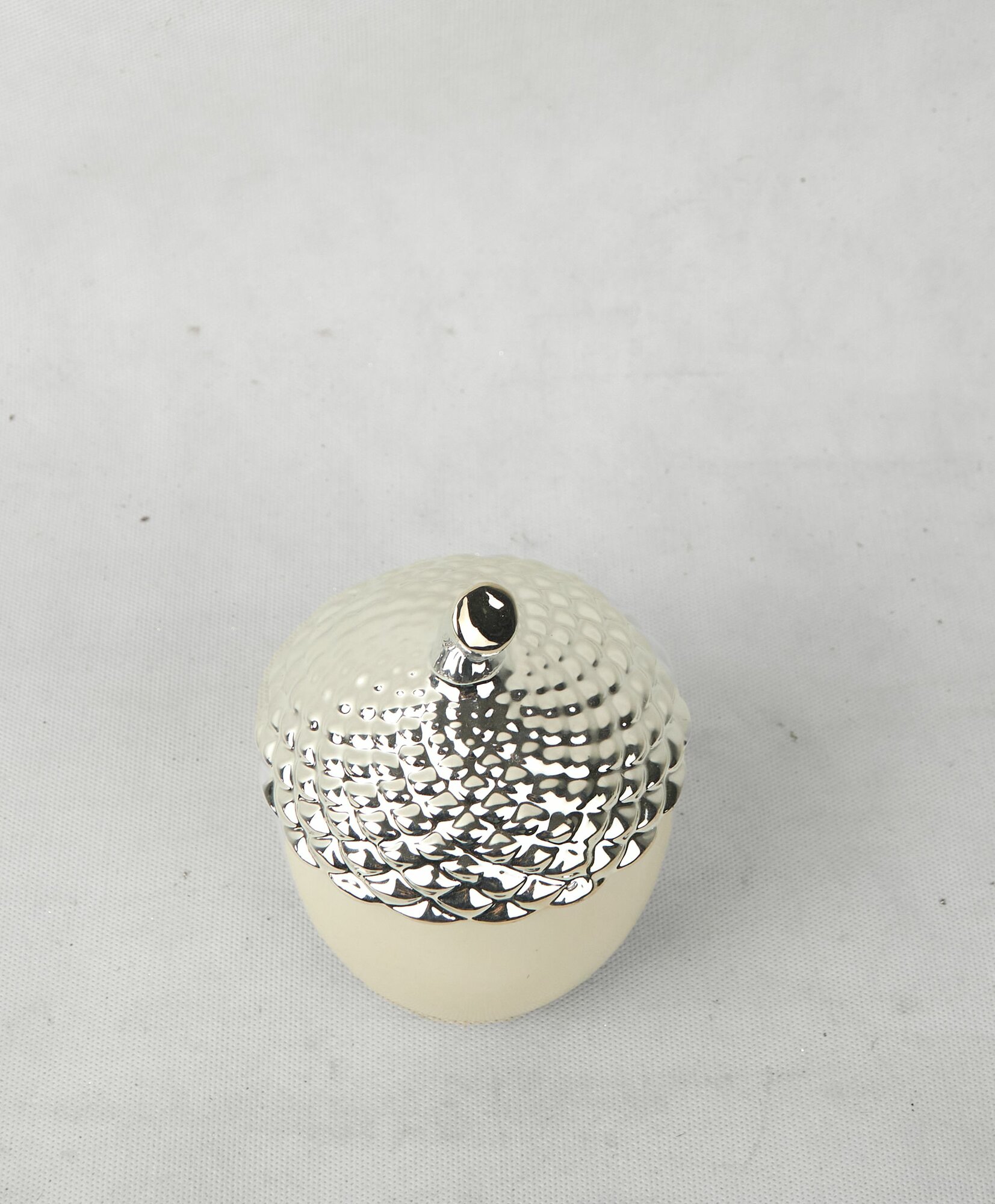 Шкатулка Желудь серебро, диаметр 10 см, высота 14 см, Country Artists