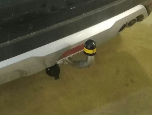 Фаркоп Motodor Kia Rio X-Line 2017-2020, X 2020-2022, Solaris KRX (оцинк. Шар) арт.91005-A