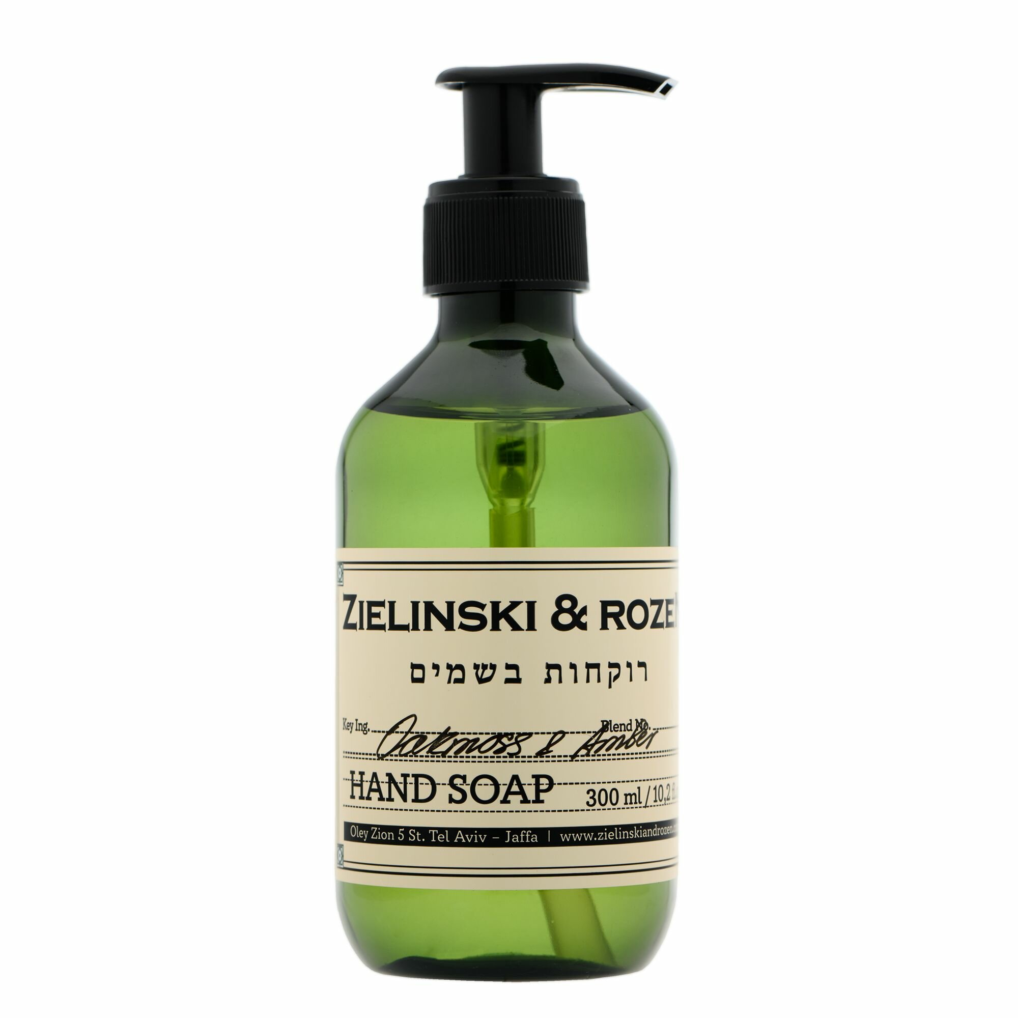 Zielinski & Rozen Жидкое мыло Дубовый мох, Амбра (300мл)