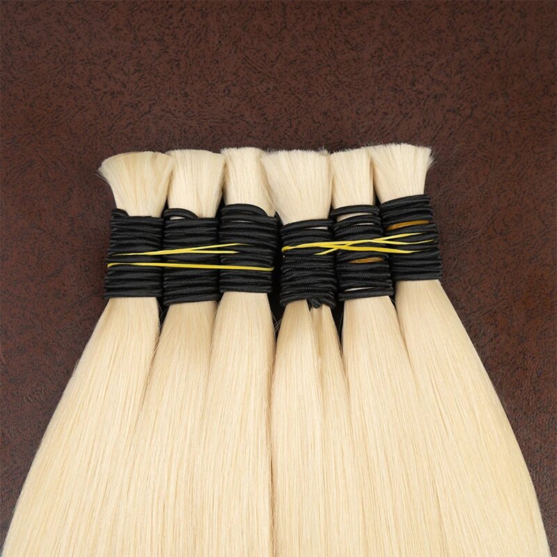 Натуральные пряди для наращивания Max Hair 613 26inches 65cm, 50g For Sample, 613 Color