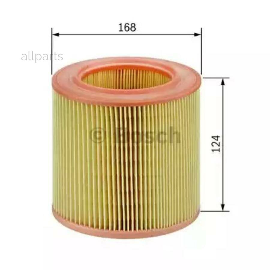 BOSCH 1457432154 Фильтр воздушный CITROEN: BERLINGO 96-, BERLINGO фургон 96-, BX 82-94, BX Break 83-94, C15 84-05, C15 универсал 87-00, VISA 78-91, XSARA 97-05, XSARA Break 97-05,