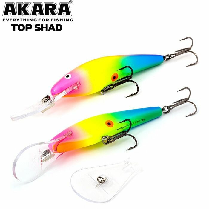 Воблер Akara Top Shad 105F 18гр. (5/8 oz 4,1 in) A126