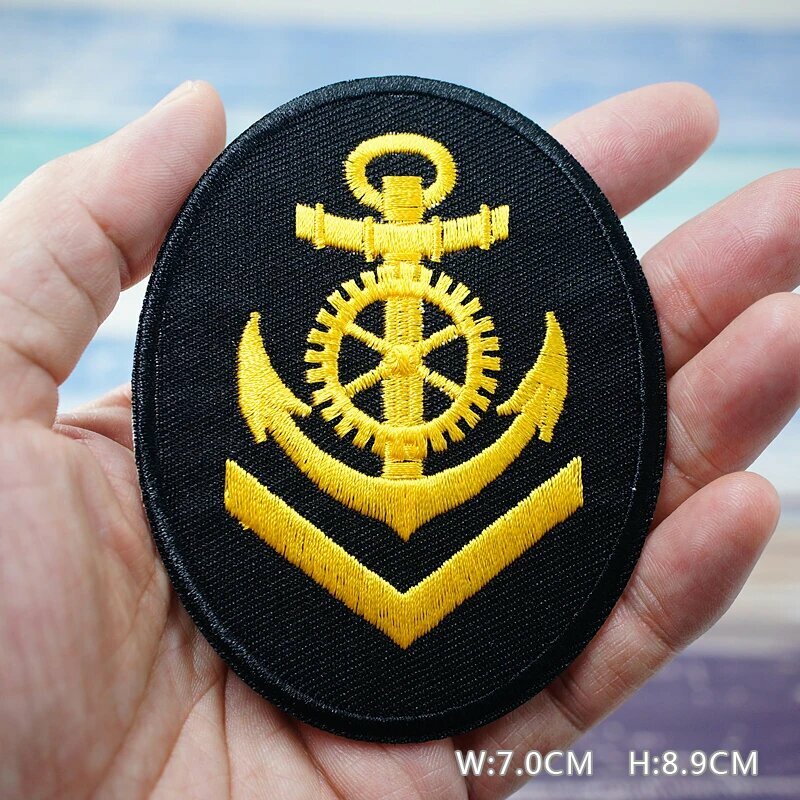 ROUTE91 нашивки с якорем