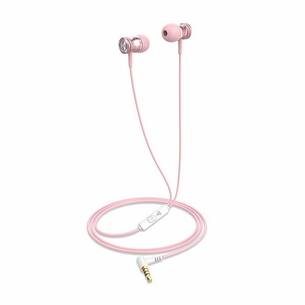 Наушники Havit Wired earphone E303P Pink