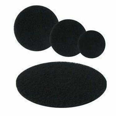 Черный размывочный круг (пад), 50см