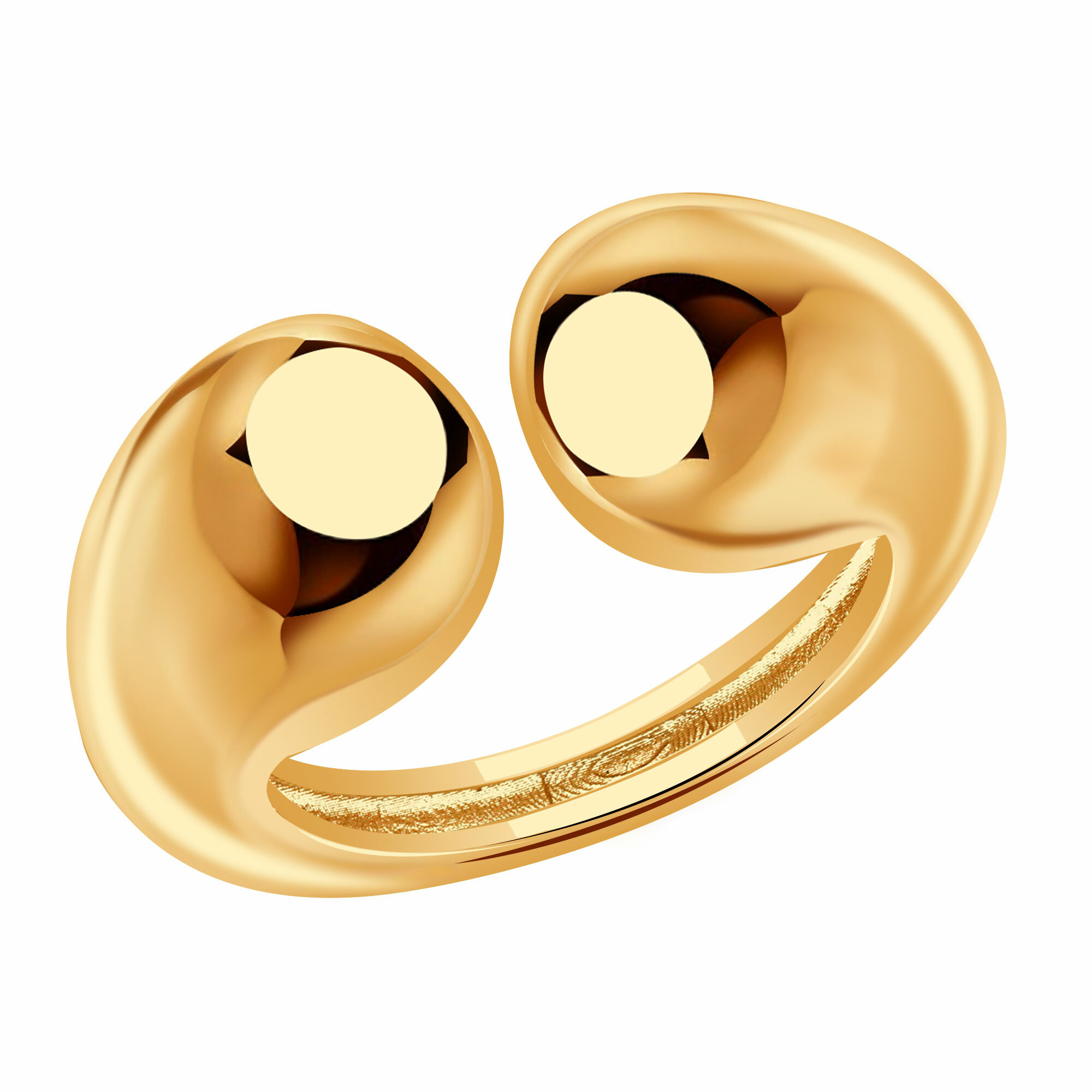 Кольцо, красное золото, 585 проба