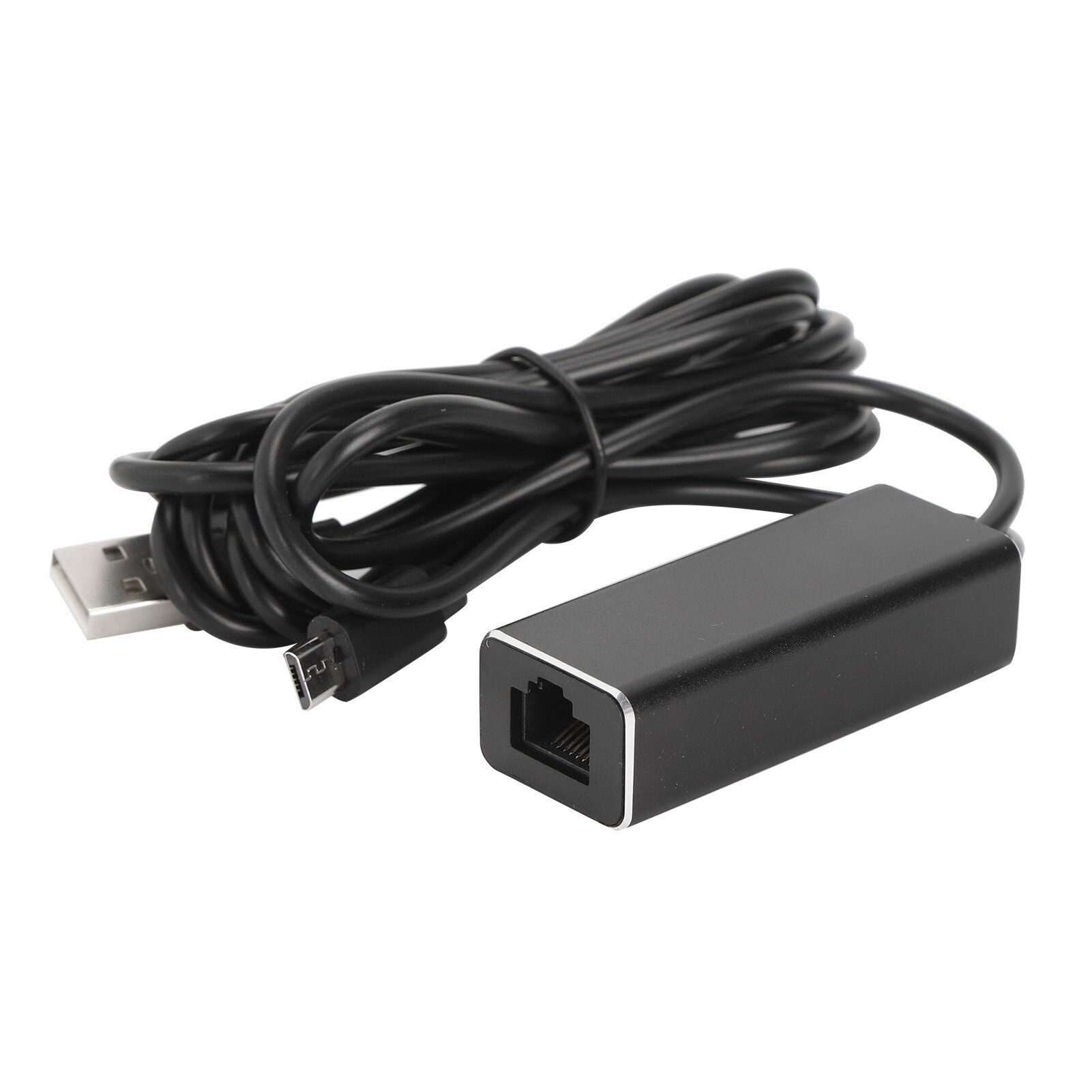 Адаптер Micro USB — RJ45 Ethernet с преобразователем 10/100 Мбит/с для ТВ-приставок.