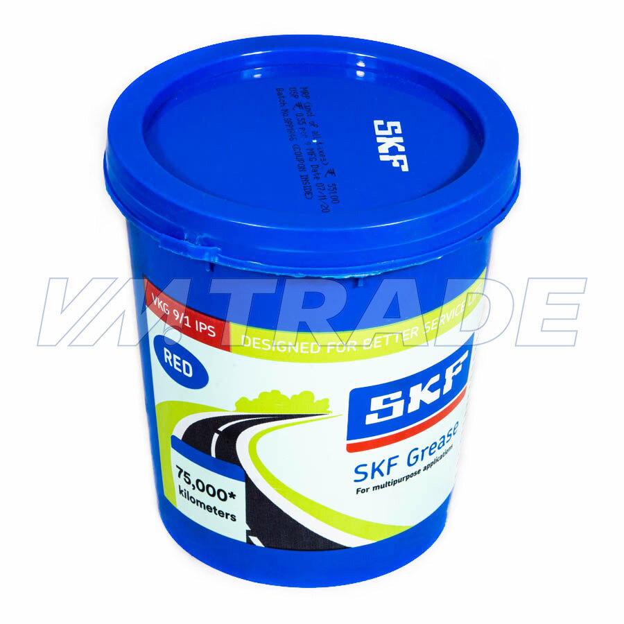 Смазка для подшипников SKF Grease NLGI-3 водостойкая 75000 км красная 1 кг