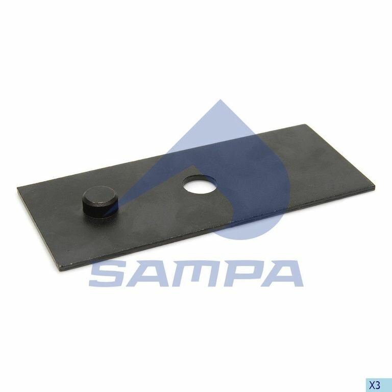 Пластина рессоры для БПВ арт 071016 SAMPA