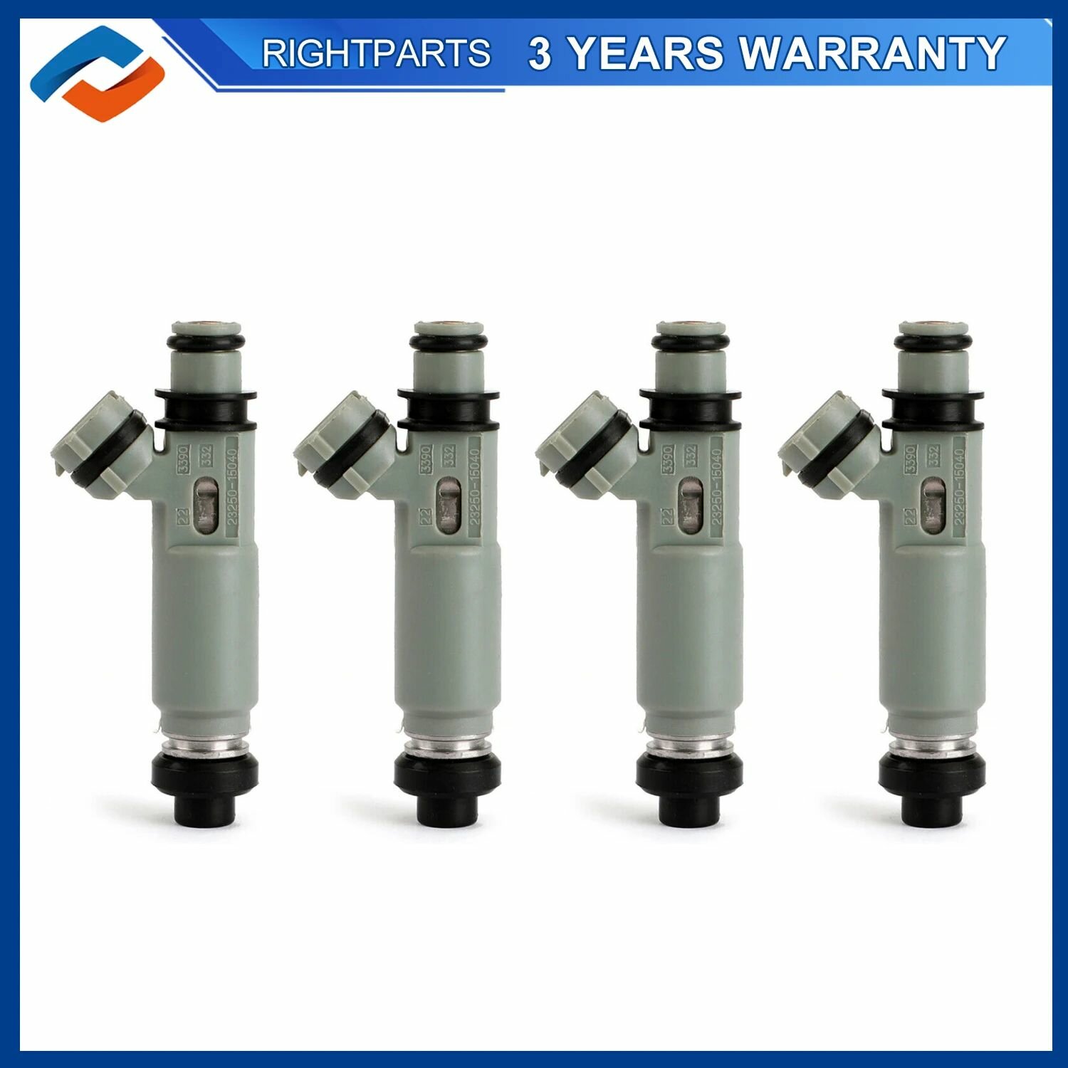 4 шт. топливные форсунки 23250-15040 для Toyota Corolla AE11 4AFE Soluna 23209-15040 2325015040 2320915040 Темно-зеленый