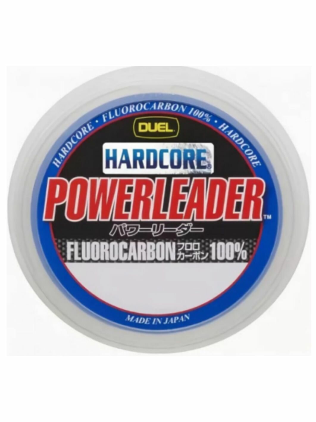 Леска флюорокарбон Duel Hardcore Powerleader FC Fluorocarbon 100% 30м Сlear #2,5 (0,260мм)