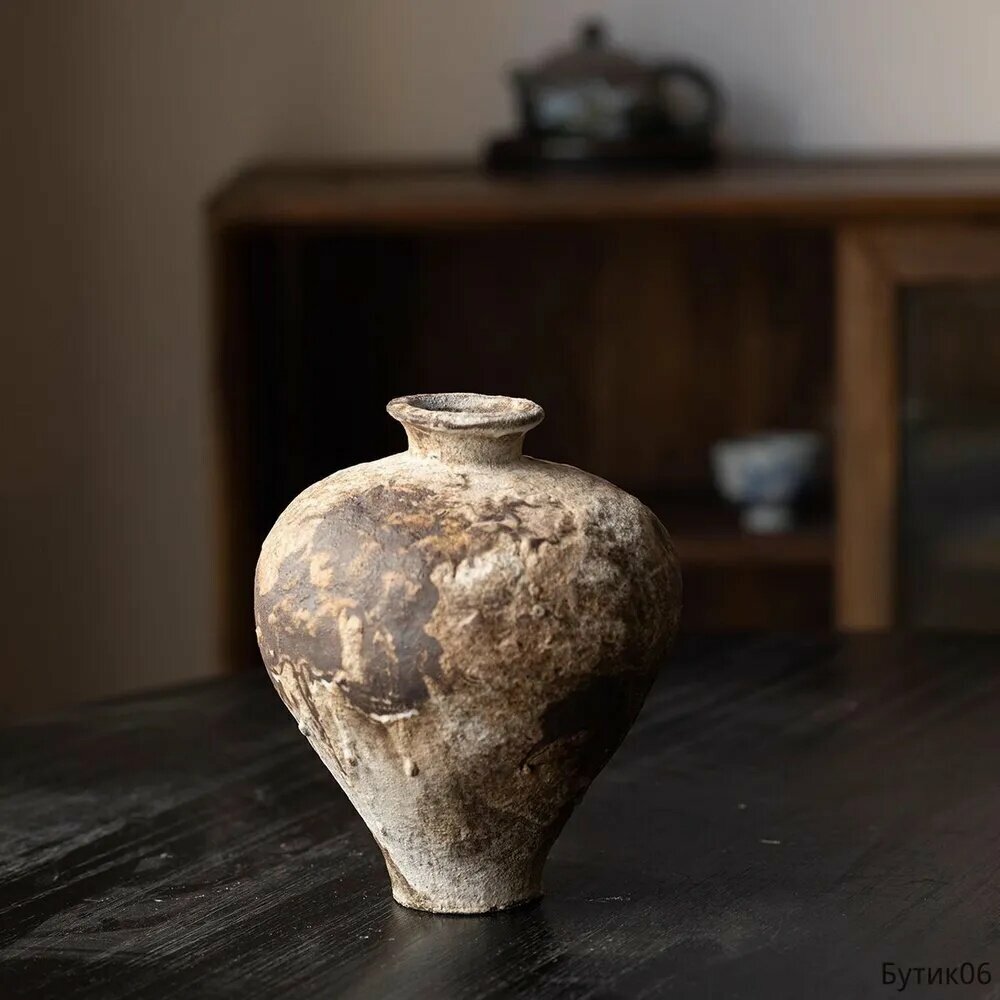 Ваза, 18 см , Керамика, Фаянс, 1 шт