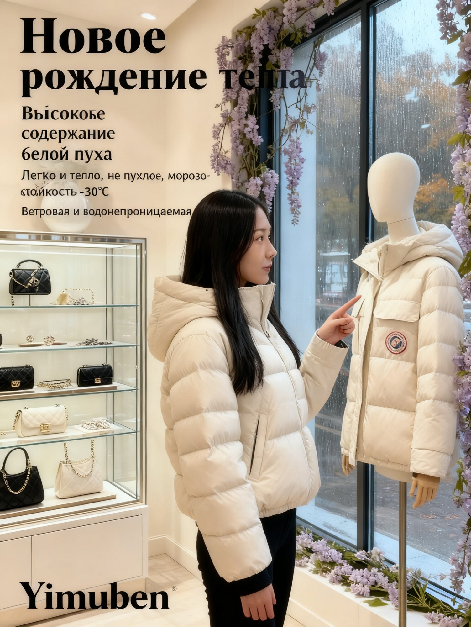 Куртка горнолыжная  Women's Faux Down Jacket