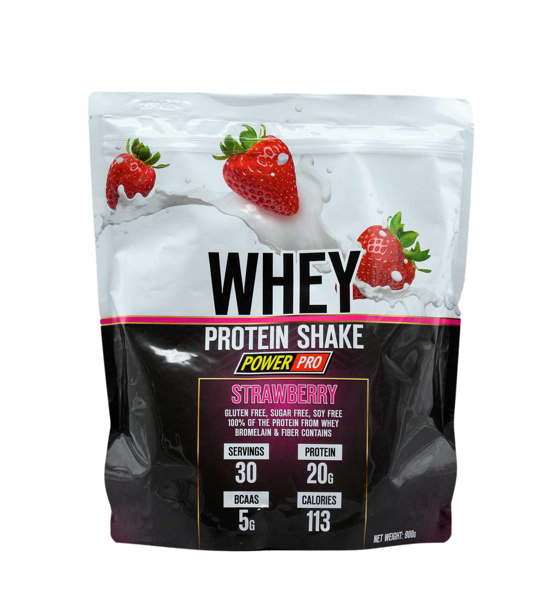 PowerPro Whey Shake 900 g Banana. Сывороточный протеин высокой степени усвоения