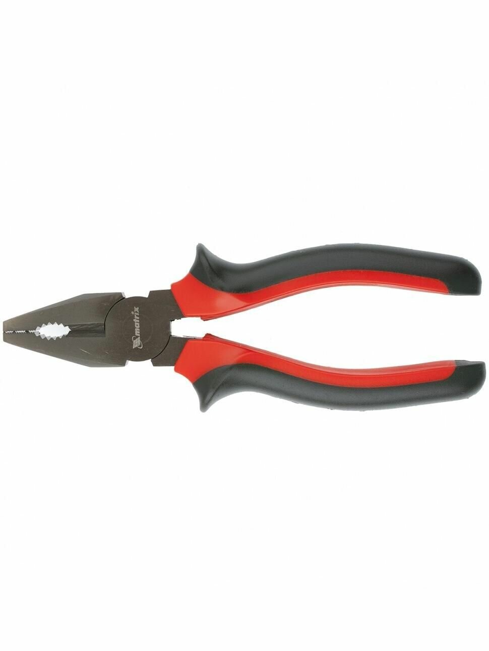 Плоскогубцы комбинированные Black Nickel, 180 мм, двухкомпонентные рукоятки Matrix 16980