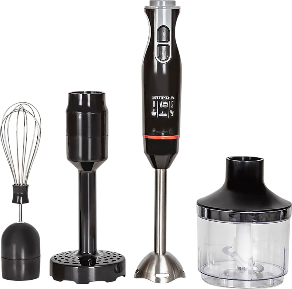 Блендер Supra HBS-797, стационарный, черно-красный, система самоочистки