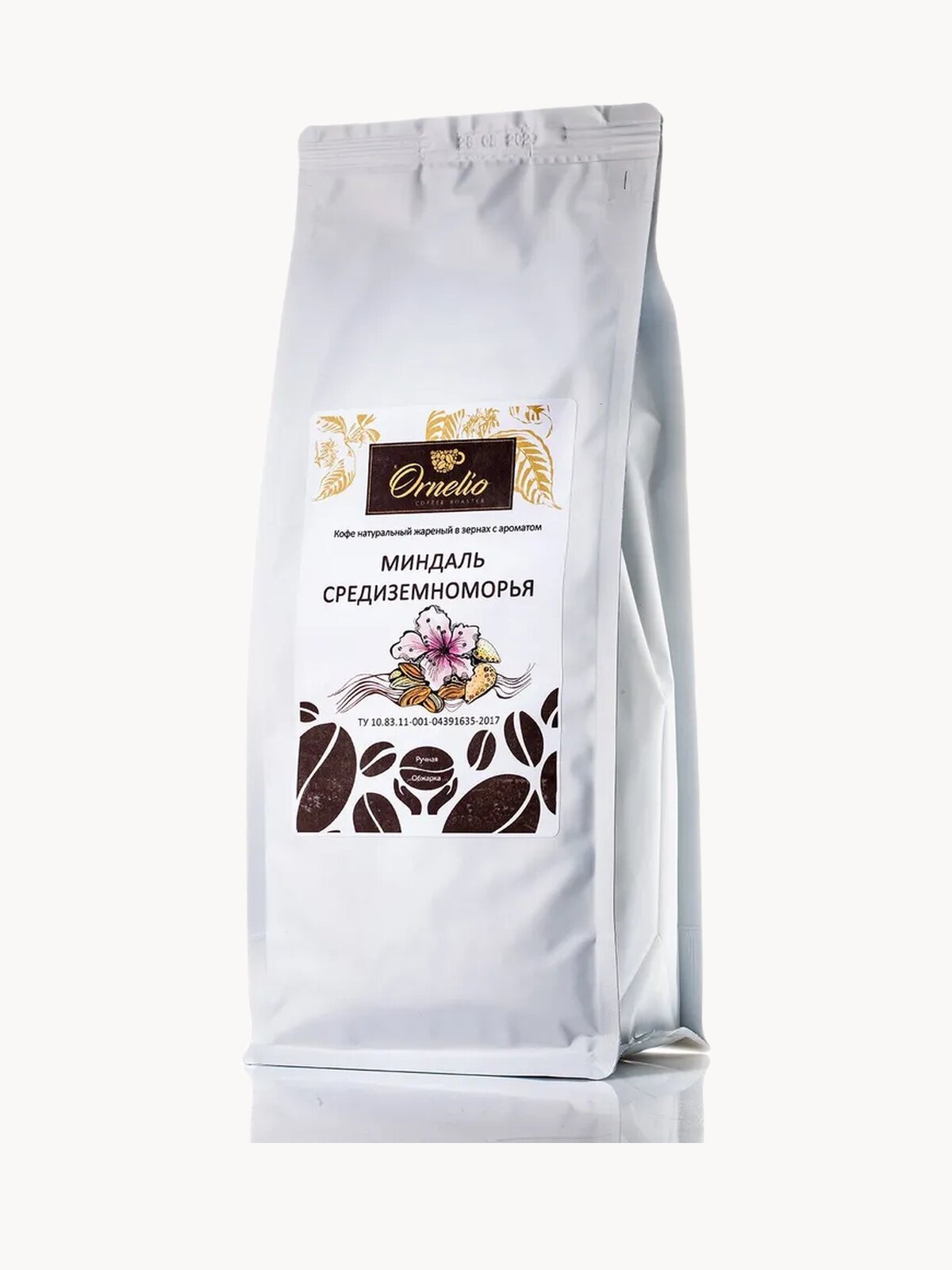 Кофе молотый Ornelio Миндаль Средиземноморья, средняя обжарка, 1кг