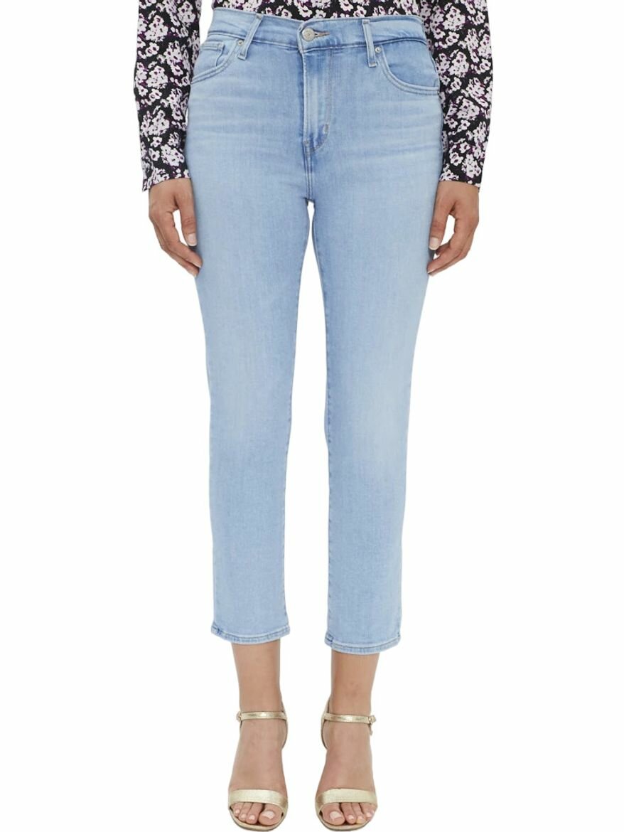 Джинсы зауженные Women 724 High Rise Crop Straight Jeans 