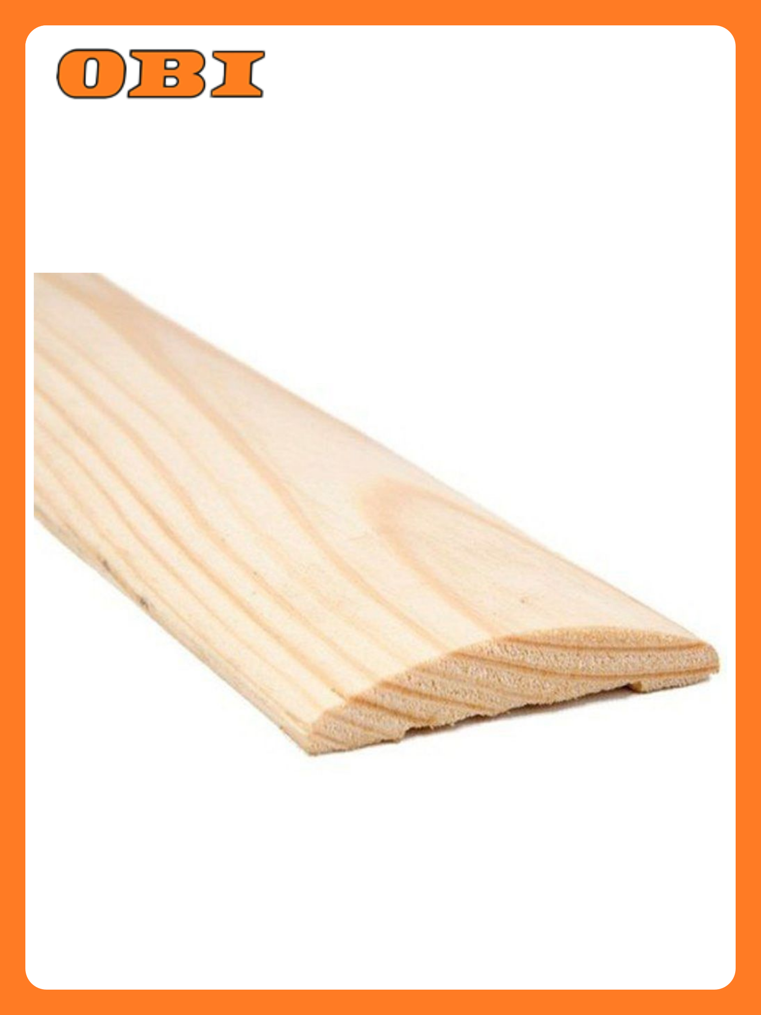 Дверной наличник полукруглый 2200х60х12 мм