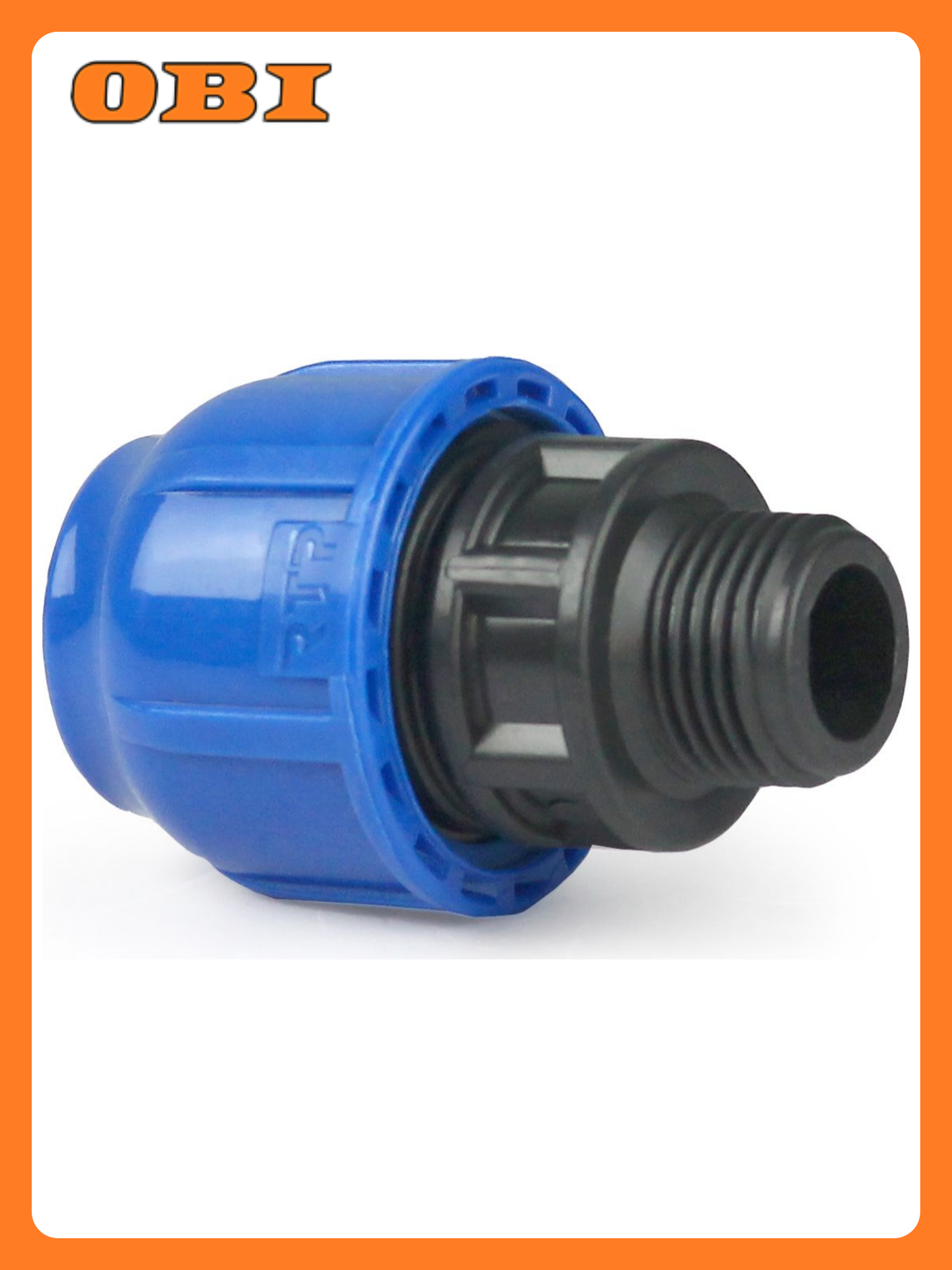 Муфта компрессион, полипропилен наруж. резьба 25х 1/2" для полиэтилен. труб, RTP