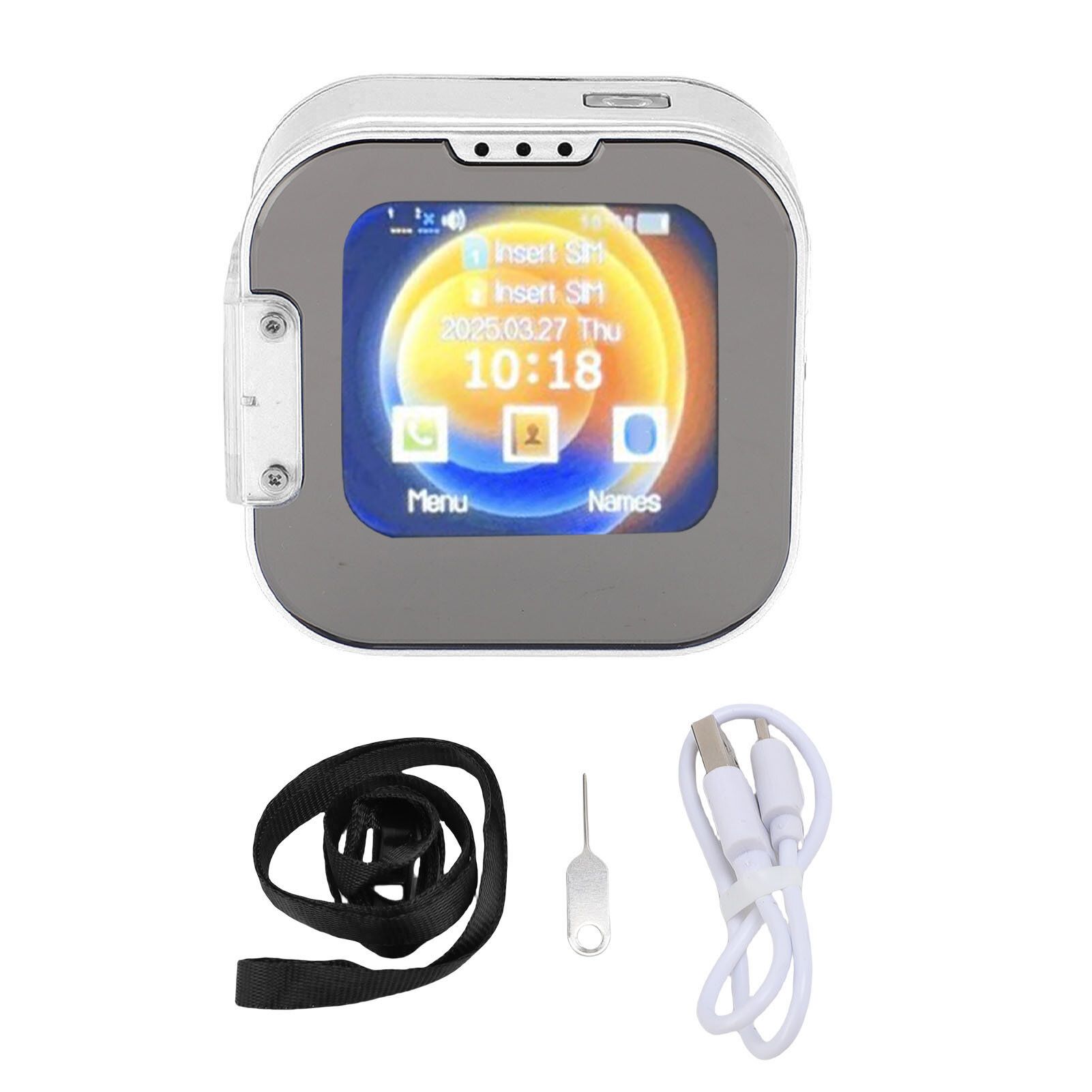 2G маленький телефон складной FM Radio Double Sim светодиодный фонарик быстро