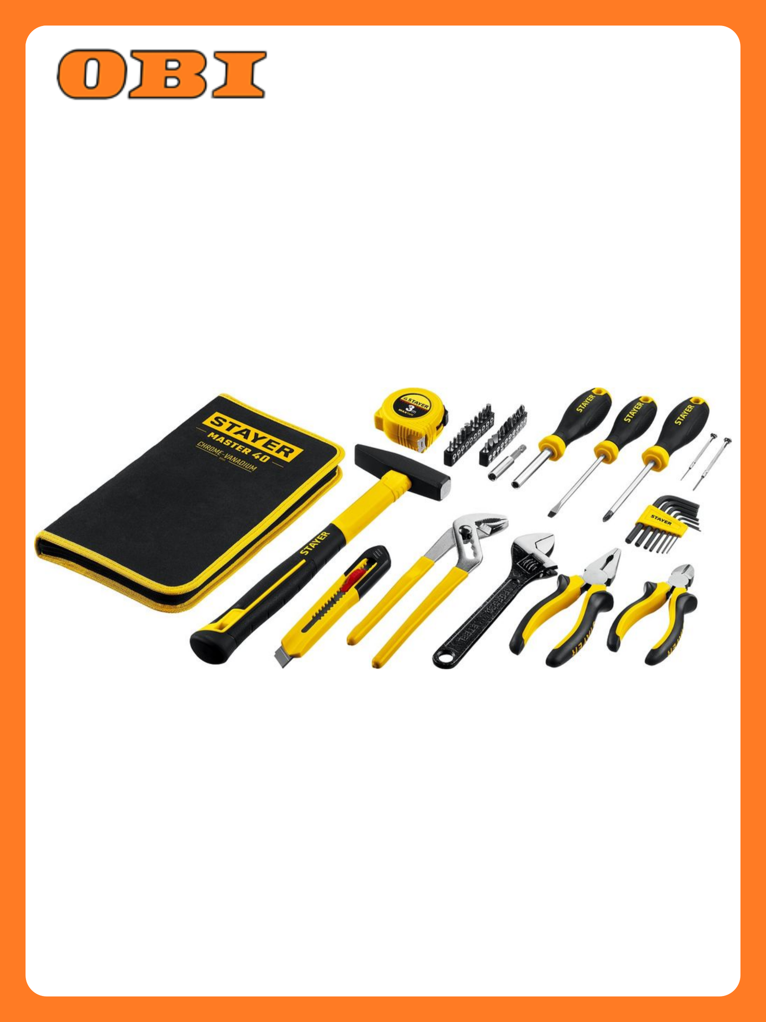 Набор инструментов STAYER 40 шт.