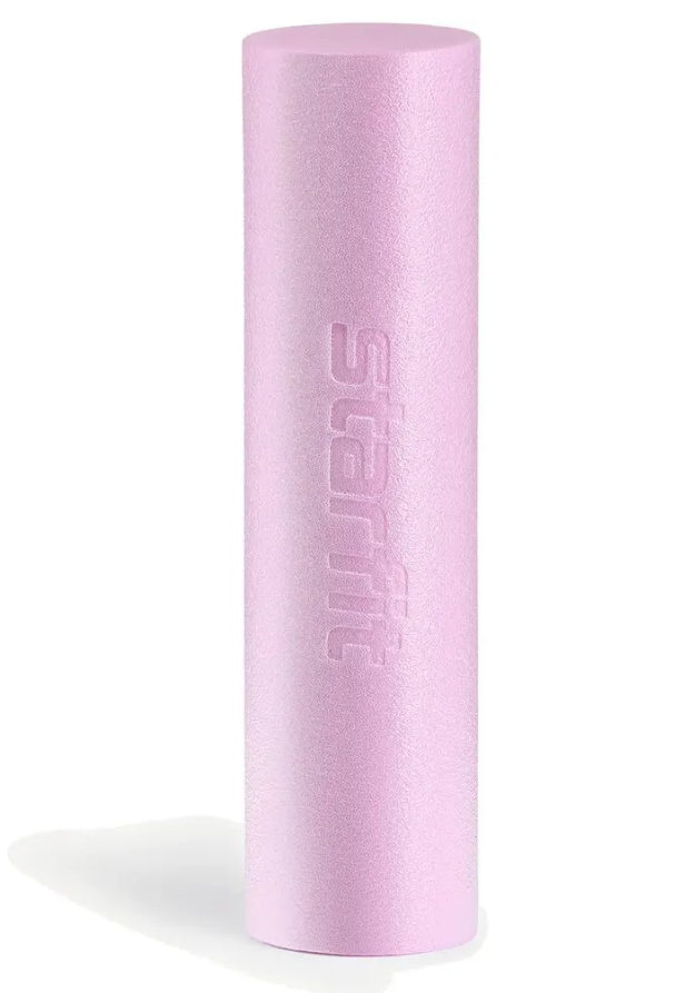 Ролик для йоги и пилатеса STARFIT FA-501 15x60 см, розовый пастель