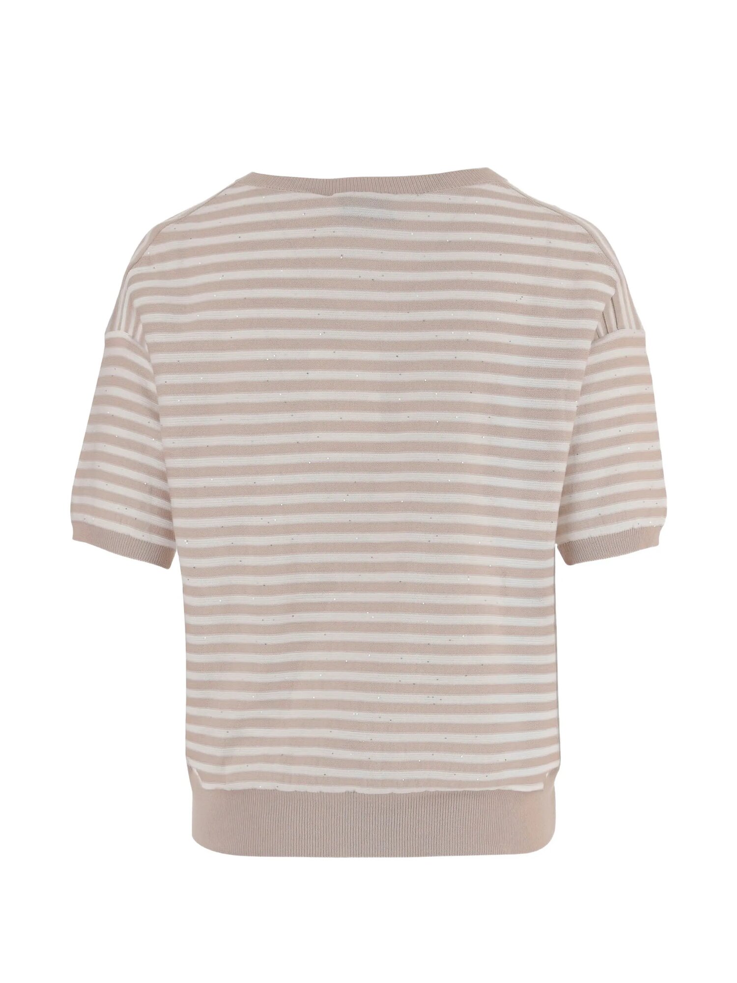 Свитер Bruno Manetti Striped-pattern crew-neck sweater, размер 42, , разноцветный — фото 1