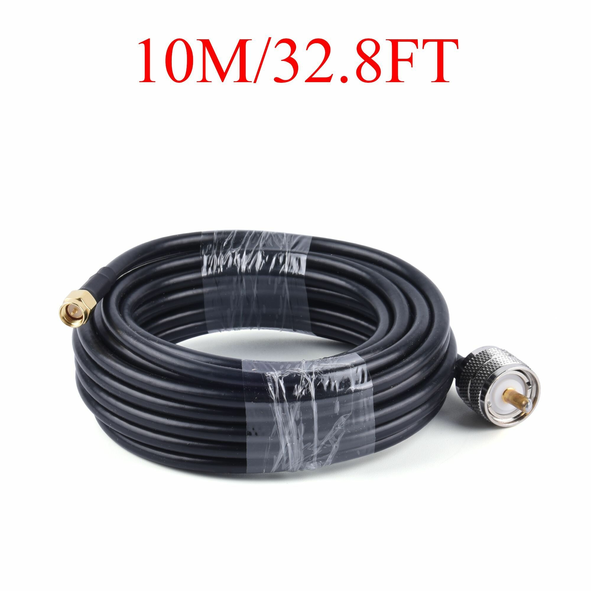 Удлинитель кабеля RF (coax)/RF (coax), 10 м, черный