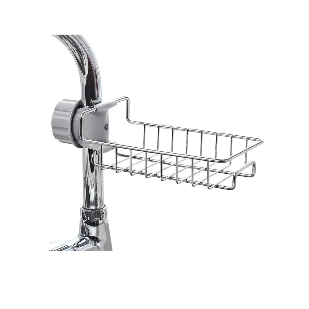 Держатель для губки LettBrin, регулируемый, для смесителя, многофункциональный, простота монтажа