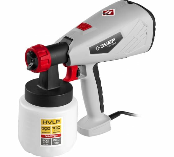 Электрический краскопульт ЗУБР 500 Вт КПЭ-500