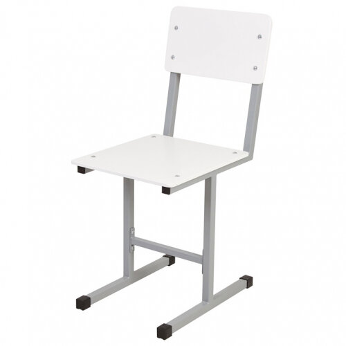 Стул Polini kids City S Ученик 6 группы серый-белый