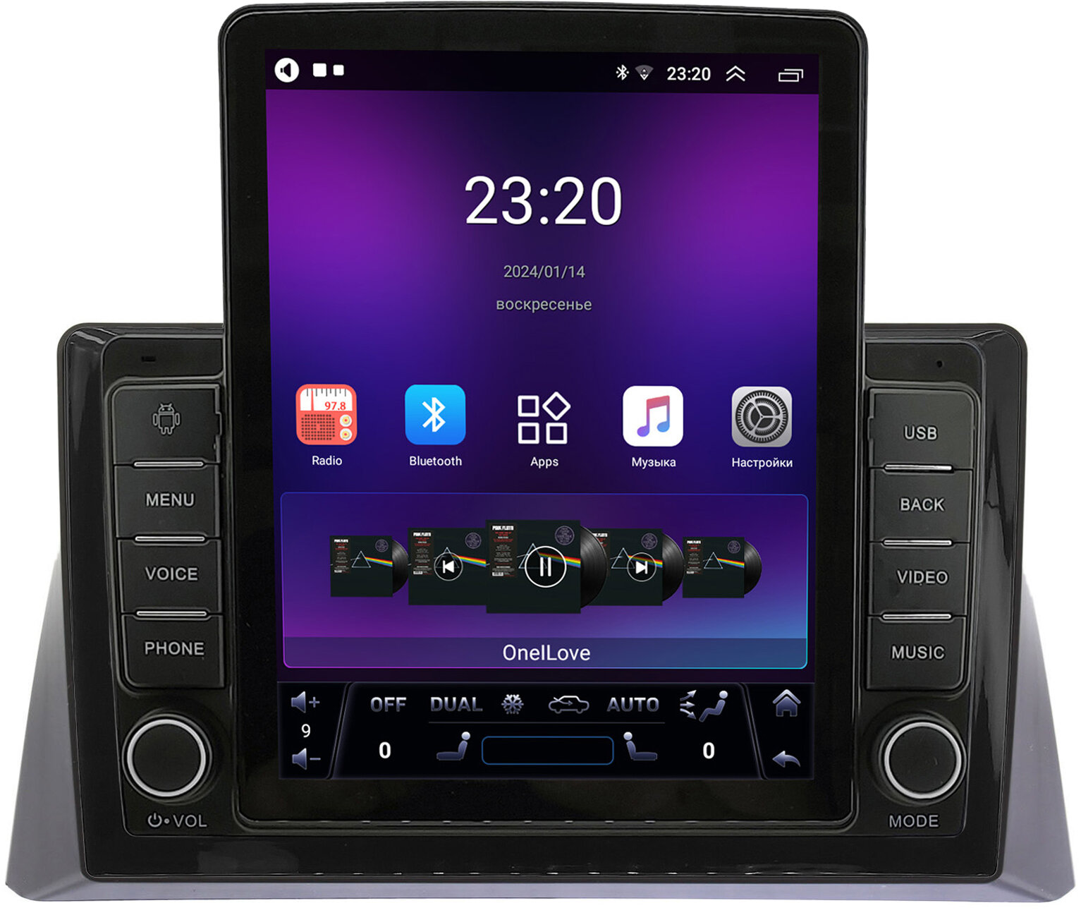 Штатная магнитола Honda Crosstour, Accord 8 USA 2007-2012 Canbox GTR095-10-1114 на Android 10 (QLed, 4/64, DSP, CarPlay)