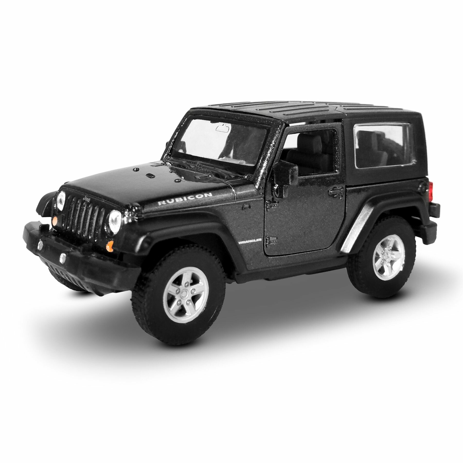 Машинка WELLY 2007 JEEP WRANGLER RUBICON с пружинным механизмом, цвет в асс. 42371H-W