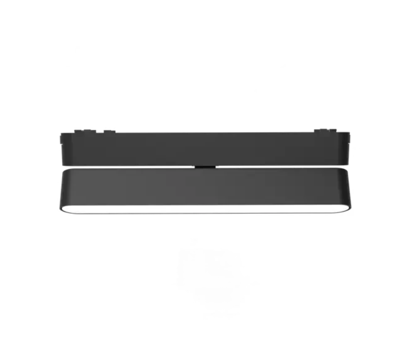Магнитный трековый светодиодный светильник Megalight BLACK BOOK, H5, 48 В, 18 Вт, 3000 К, 120°, CRI90, чёрный