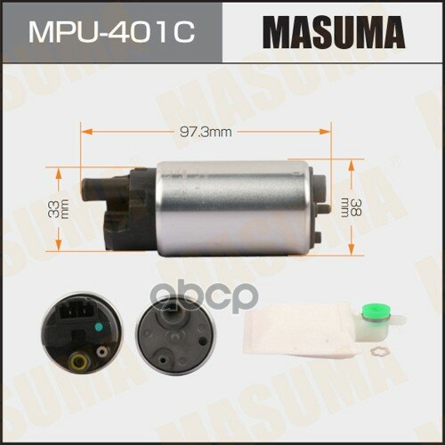 Бензонасос MASUMA, MAZDA 3, CX-5 / BM#, KE#, графитовый коллектор Masuma арт. MPU401C