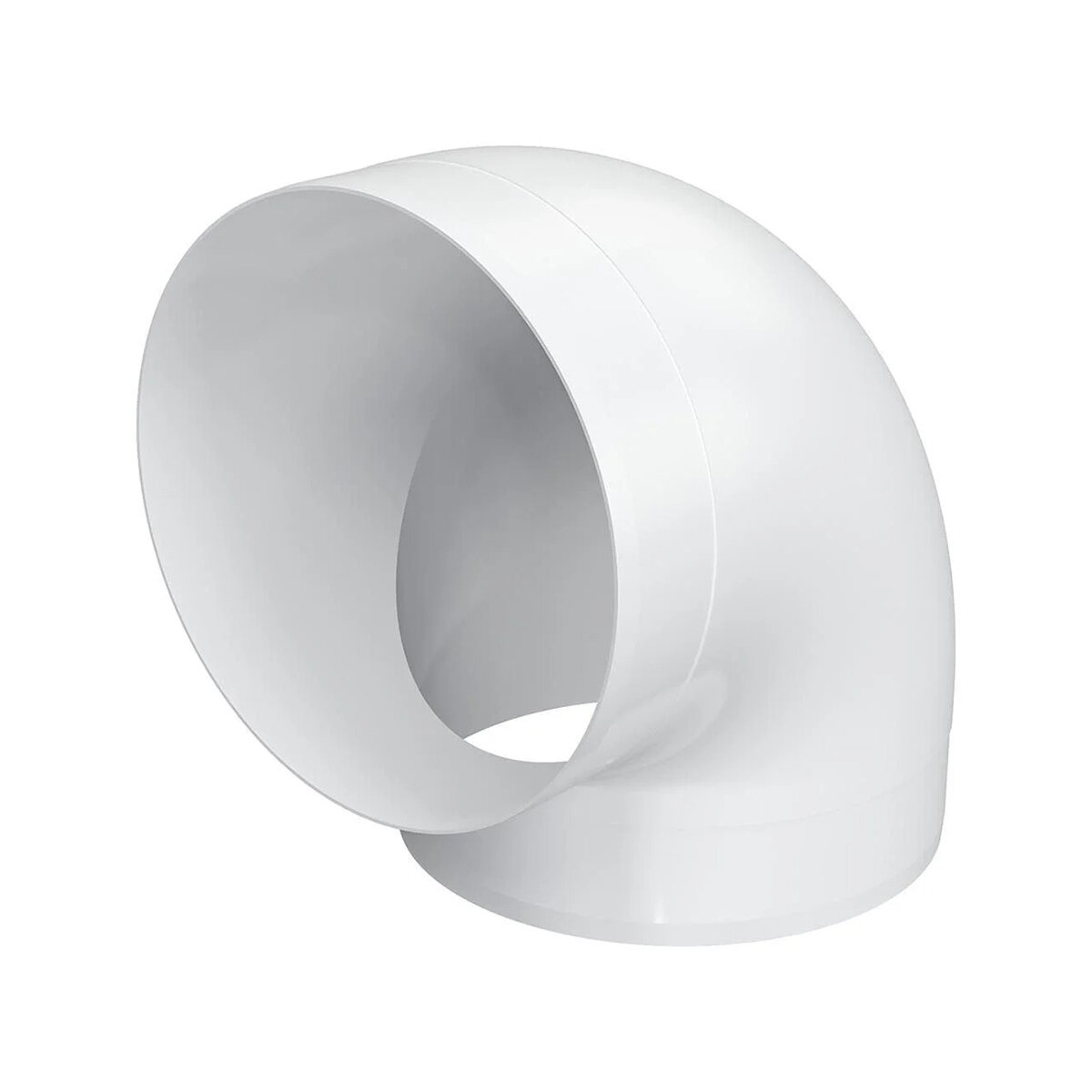 Колено круглое Era 16ККП, 90 градусов, пластик, d 160 мм