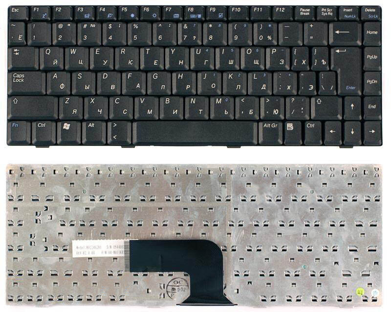 Клавиатура для Asus Z35F, русская, черная, версия 2