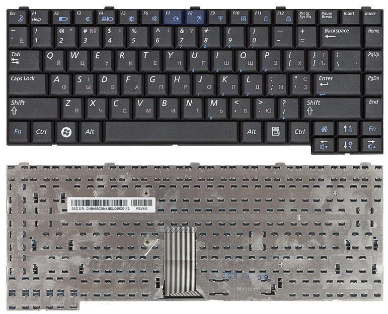 Клавиатура для Samsumg R510-XE5V 7350 черная