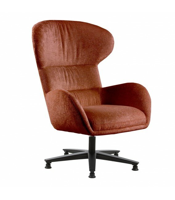 Кресло Teddy терракотовый шенилл