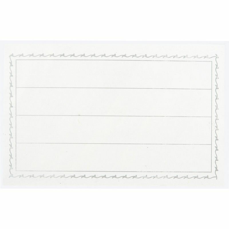 Бейдж 90х60 горизонт ATTACHE Sakura/Sterling, мет. зажим + булавка 660