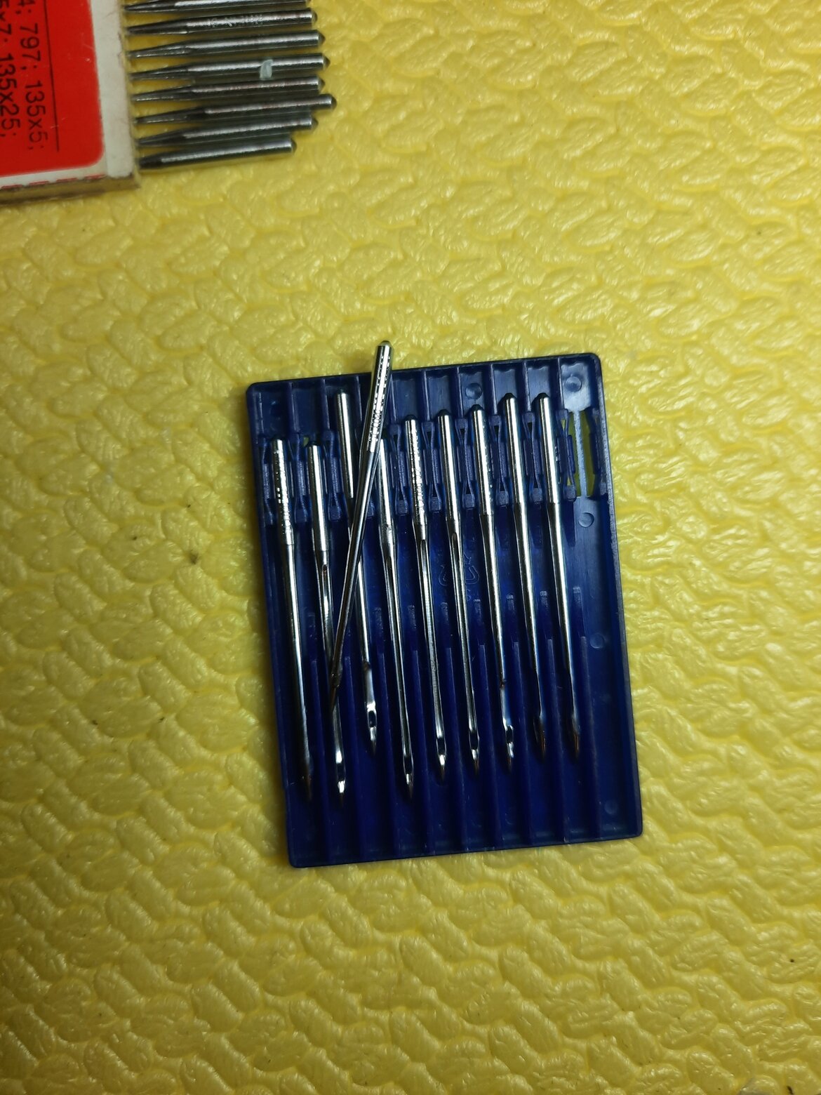 14шт Промышленных швейных игл Shmetz CANU 20:05 1 134(R) 135x5 DBx1 DPx5 №125/20