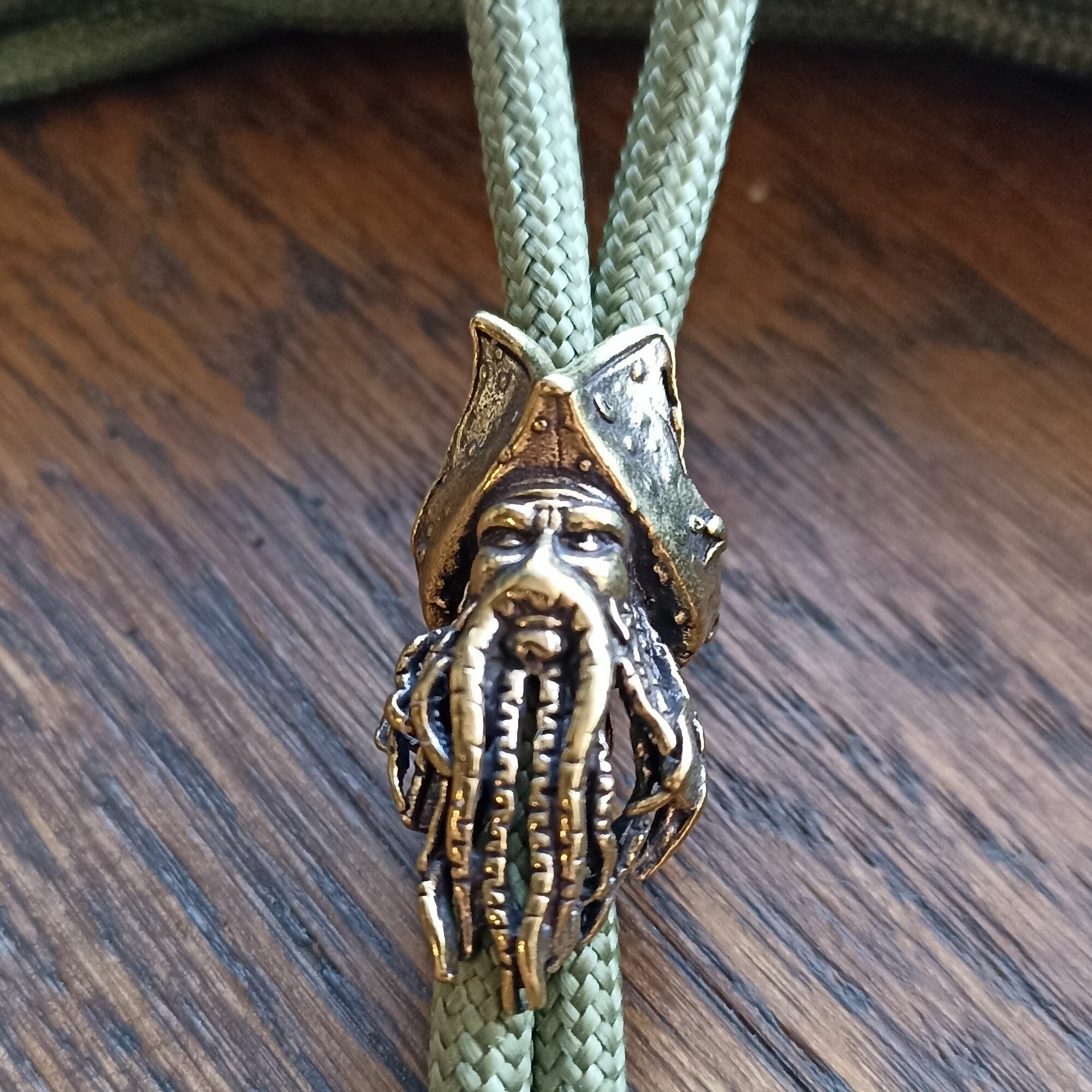 Бусина для темляка"дейви джонс". Отверстие 5 мм. Бусина темлячная. Пират. Джонс