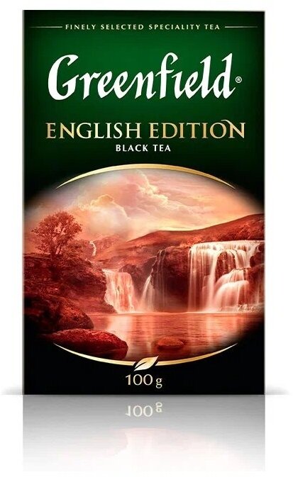 Чай Greenfield English Edition листовой черный, 100г