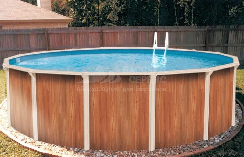 Сборный бассейн Atlantic Pool Esprit круглый, 2.4х1.25 м, цена - за 1 шт