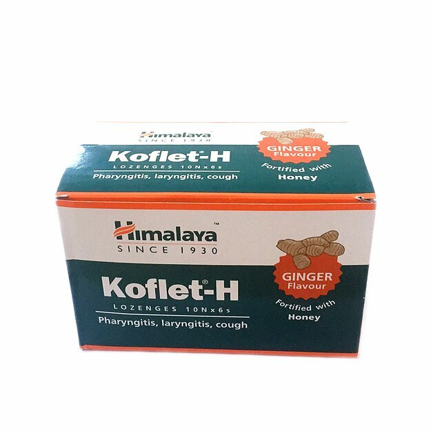 Леденцы Кофлет (Koflet-H) с имбирем (Хималая)