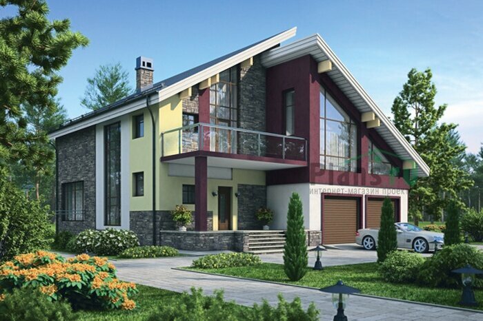 Проект дома Plans-37-50 (280 кв. м, кирпич)
